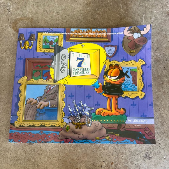 Toys | Garfield Treasury Kids Learning Book Yellow | Poshmark